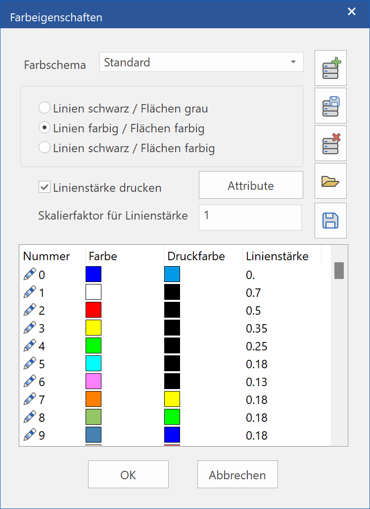 Farbeneigenschaften - ELITECAD Mechanik 16 Help Center