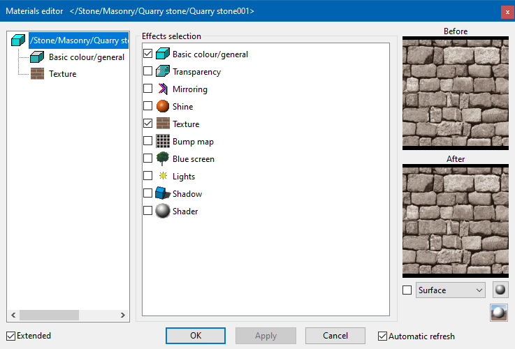 Edit material - ELITECAD Architecture 17 Help Center